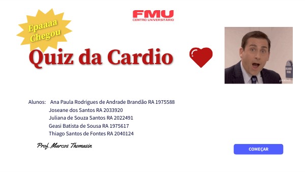 Quiz da Cardio | Genially