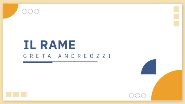 Il Rame | Genially