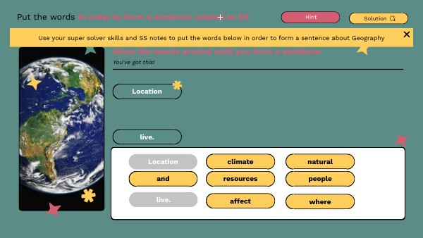 Europe Geo Culture Words in Order