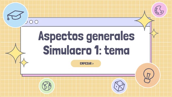 REDACTAR LOS TEMAS - ASPECTOS GENERALES
