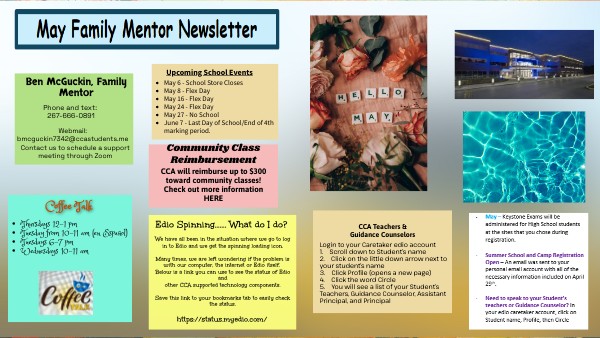 May Family Mentor Newsletter BCM