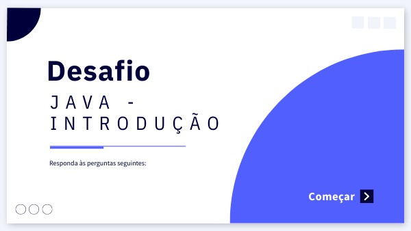 JAVA DESAFIO 1 | Genially