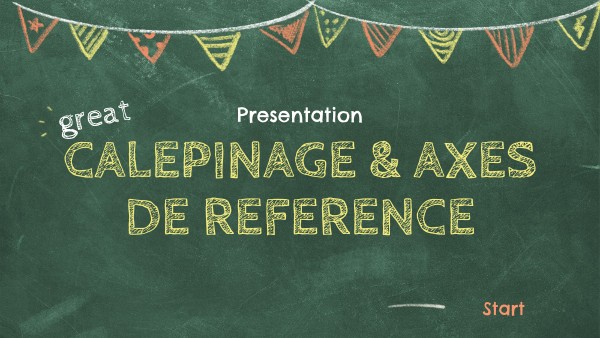 Calepinage et axes de référence | Genially