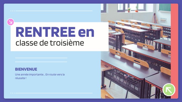 rentrée 3e 2023 | Genially