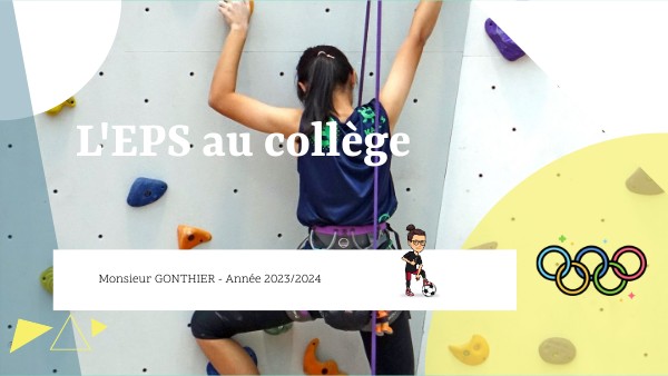 Mon année d'EPS - collège | Genially