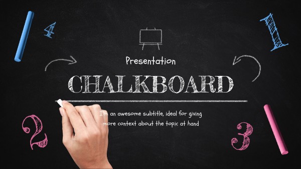 CHALK & BLACKBOARD PRESENTATION