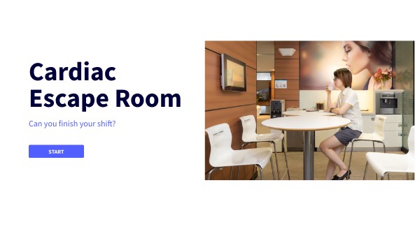 Cardiac ESCAPE ROOM