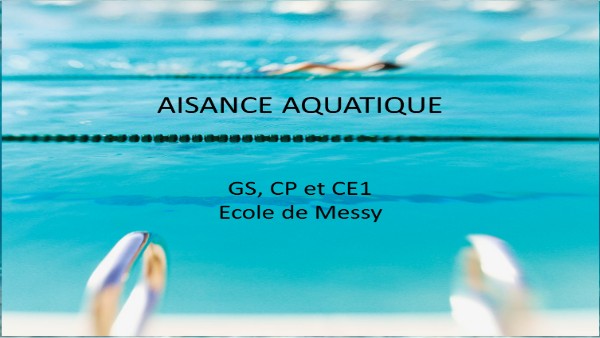 Aisance aquatique