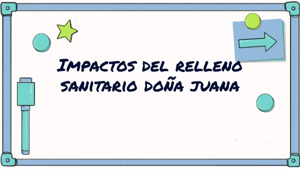 Relleno sanitario doña juana | Genially