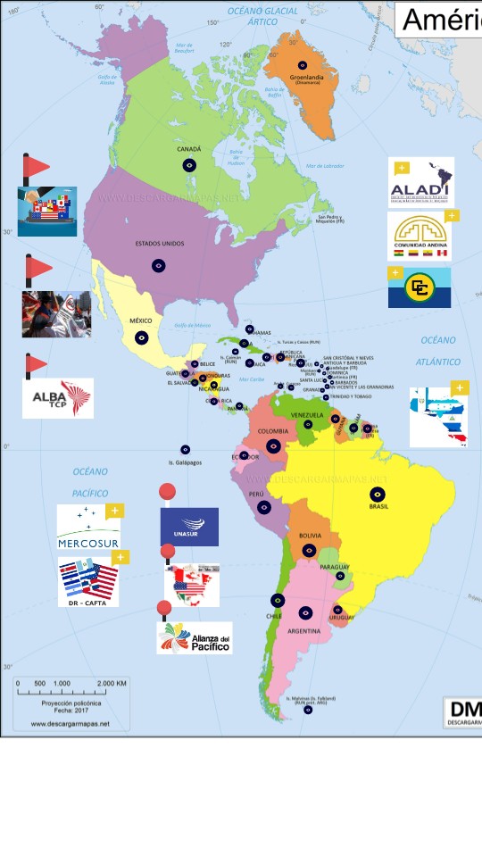América - Mapa Interactivo