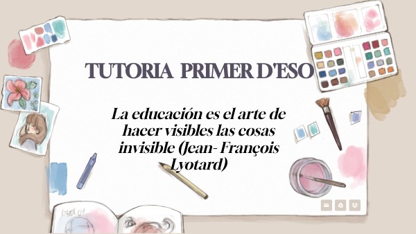 TUTORIA PRIMER ESO | Genially