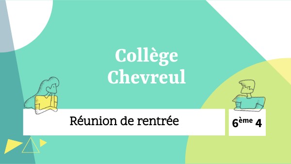 COLLEGE PRESENTATION 6ème 4 2023 2024 M.RIGOT