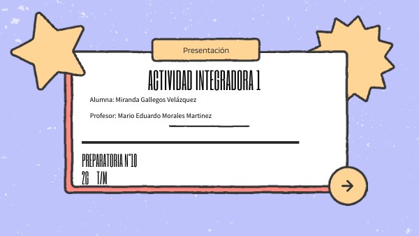 INTEGRADORA1. MGV 2G