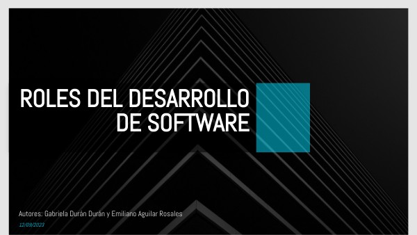 Roles del Desarrollo de Software | Genially
