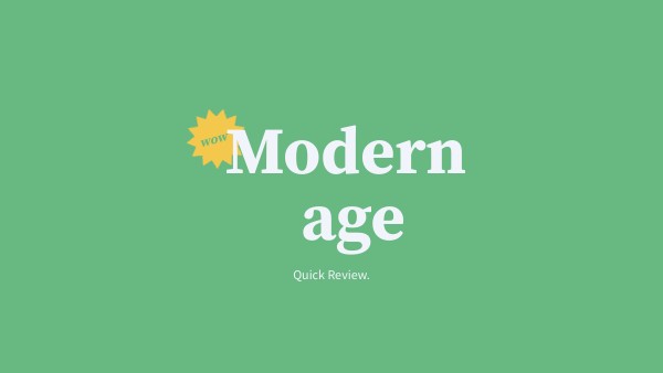 Modern Age