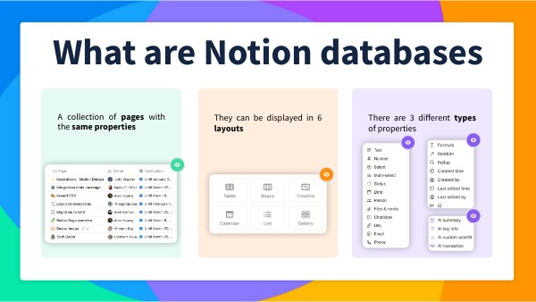 [Notion 02] Notion databases - 1 - What | Genially