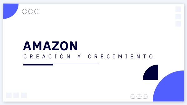 Amazon, creación y crecimiento | Genially