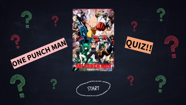 One punch anime quiz 1
