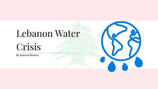 Lebanese water crisis