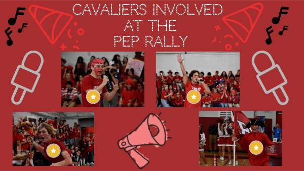 Cavaliers Involved at the Pep Rally