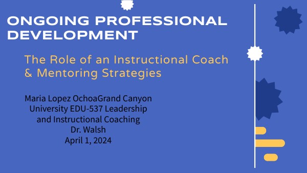 Ongoing Professional Development