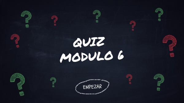QUIZ MODULO 6