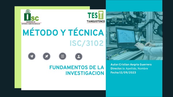 Tecnica y Metodo