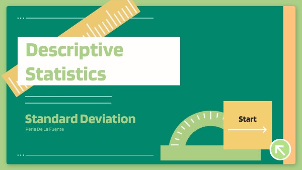 Descriptive Statistics: Standard Deviation