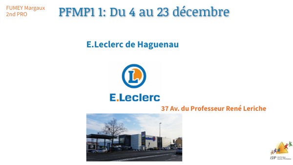 présentation leclerc