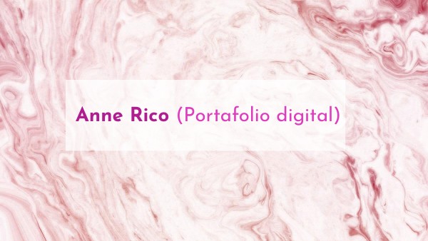 Portfolio Anne