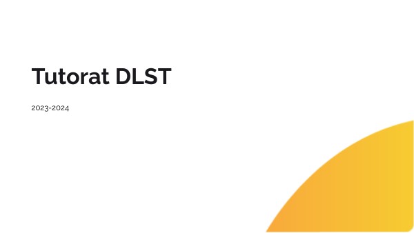 TUTORAT DLST - Périmètre DLST/DFCA - V Avril 2024 | Genially