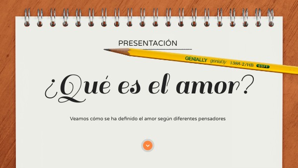 ¿Qué es el amor? 4º ESO