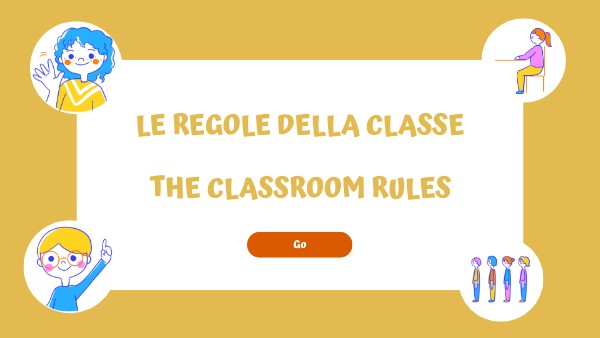 classroom rules | Genially