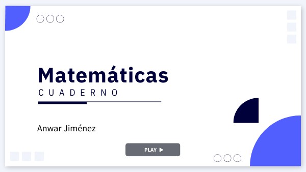 PRESENTACIÓN MATEMÁTICAS
