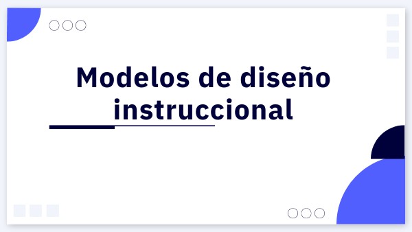 MODELOS DE DI | Genially