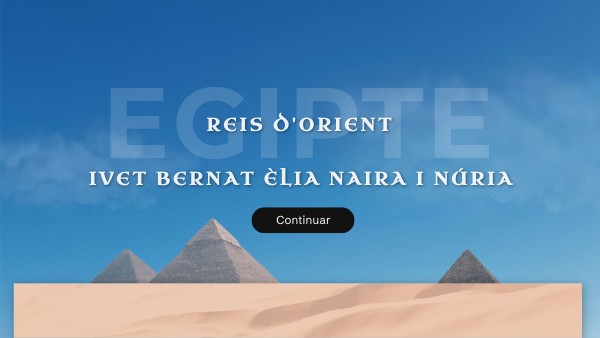 REIS D'ORIENT SERRAL | Genially