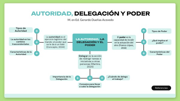 1.3 Autoridad, Delegación y Poder