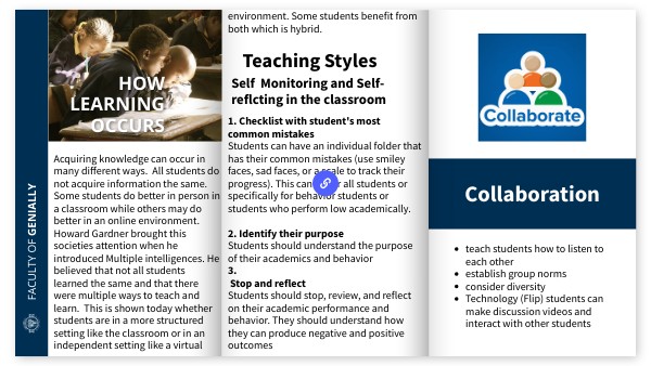 UNIVERSITY TRI-FOLD BROCHURE