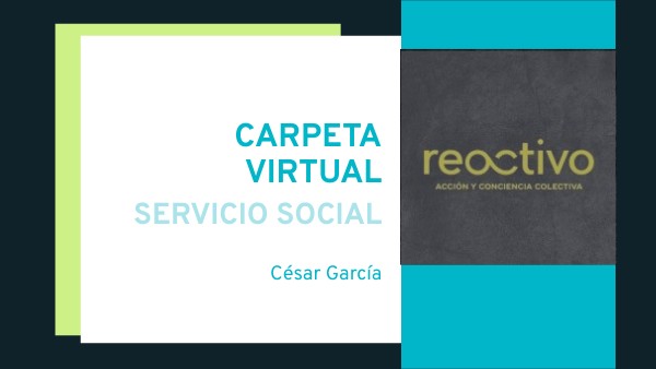 CARPETA VIRTUAL - CÉSAR GARCÍ