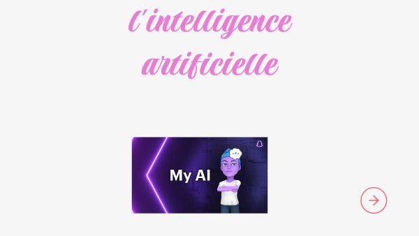 intelligence artificielle Chloé et Tia | Genially