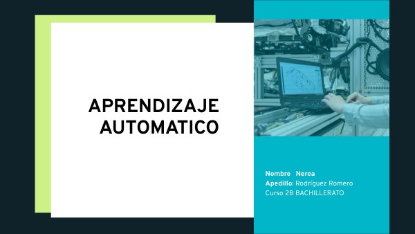 Aprendizaje automatico