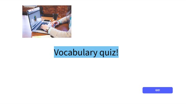 vocabulary quiz 1
