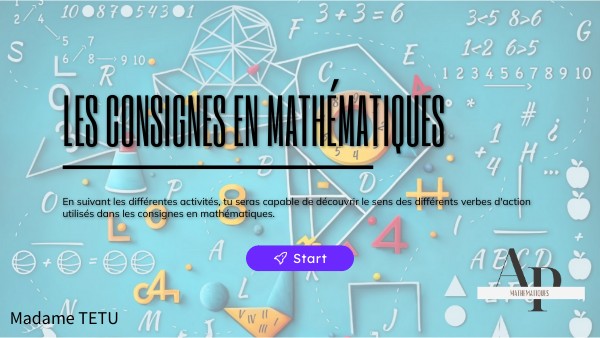 Consignes en maths | Genially