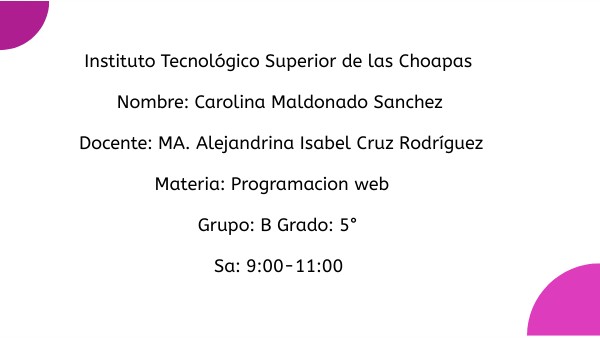 Lenguaje de marcas y presentacion | Genially