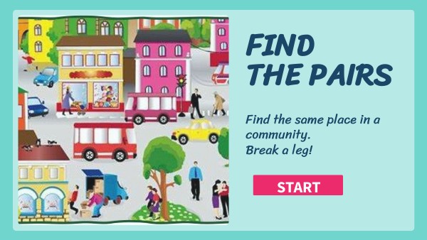 COMMUNITY- FIND THE PAIRS