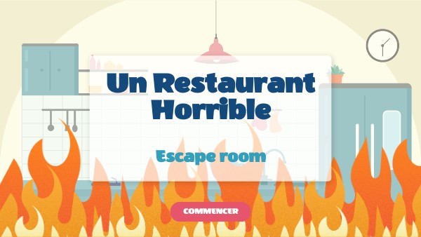 French 1 Horrible Restaurant Escape Room