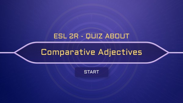 Comparative Adjectives Quiz | Genially