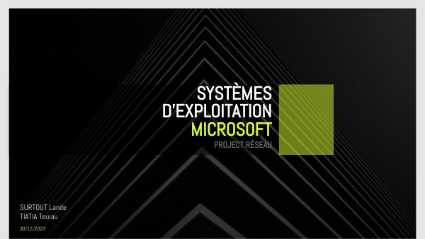 diaporama ; Réseau; OS | Genially