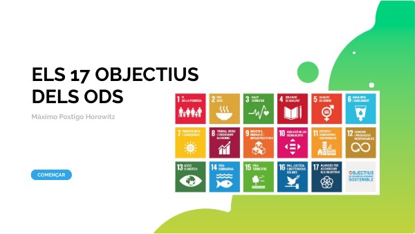 ELS 17 OBJECTIUS DELS ODS
