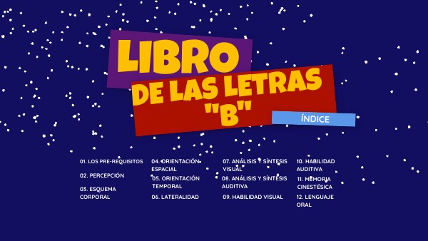 PRESENTACIÓN LIBRO DE LAS LETRAS | Genially